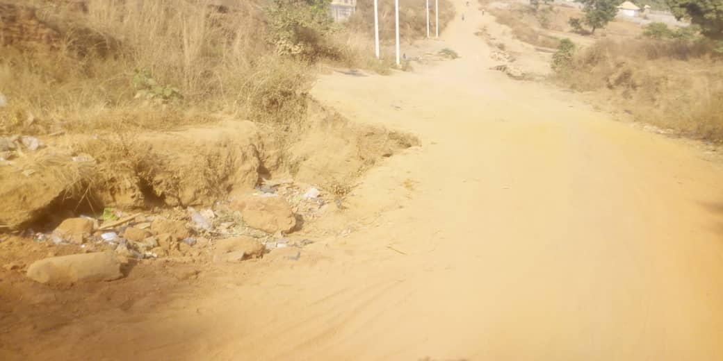 Panda in Karu, a deserted community lacking roads, electricity