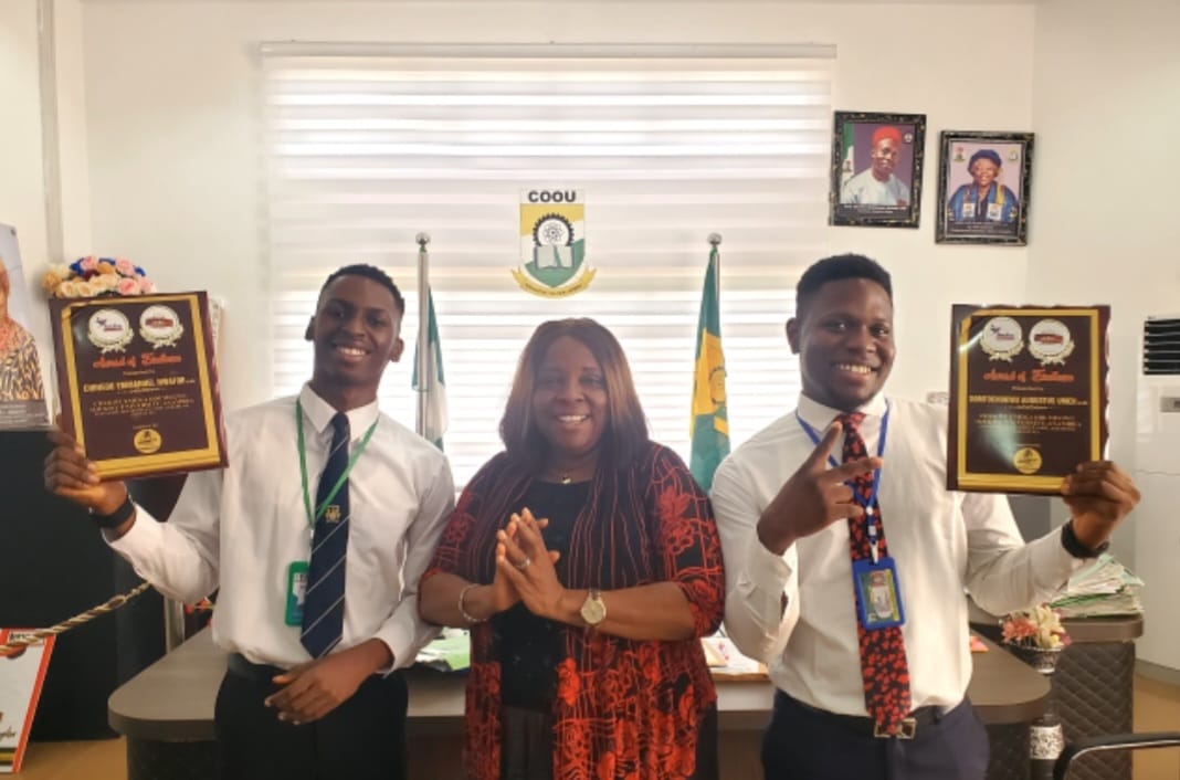 COOU Undergraduate Students Receive Prestigious Awards at the NIGERIAN ...