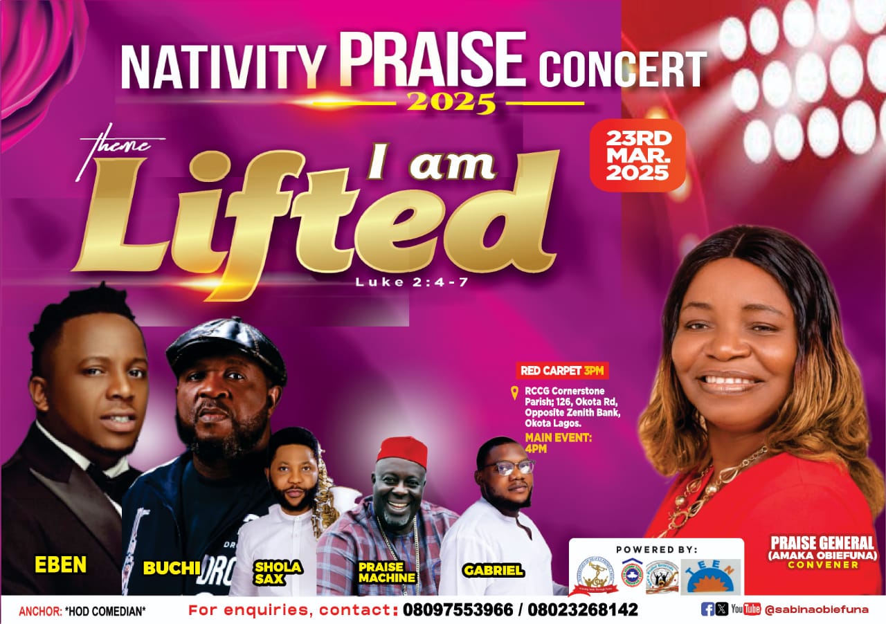 EBEN, BUCHI TO SPICE NATIVITY PRAISE CONCERT 2025 AT OKOTA - Odogwu Blog