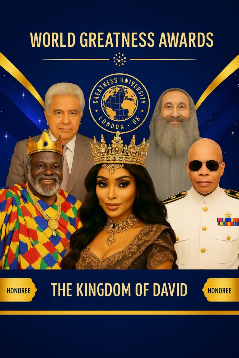 Queen Ugobeze Bags 2025 World Greatness Awards, World Book of Royals ...