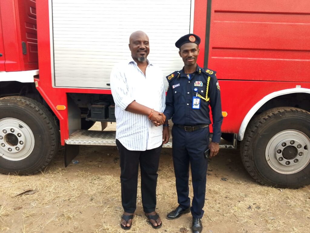 The Onitsha South Local Government New Fire Truck Inspected by the ...